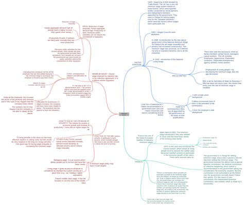 Minimum Wage Coggle Diagram