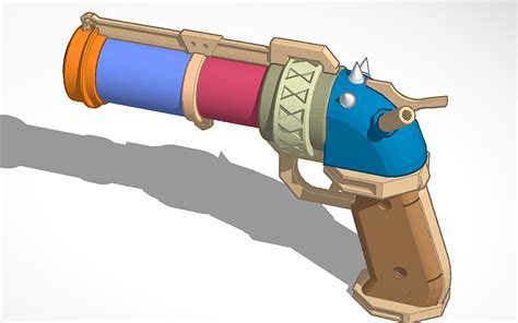 3d Design Jinx Gun Tinkercad