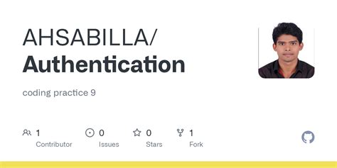 Github Ahsabillaauthentication Coding Practice 9