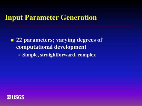 Ppt Automatic Generation Of Parameter Inputs And Visualization Of