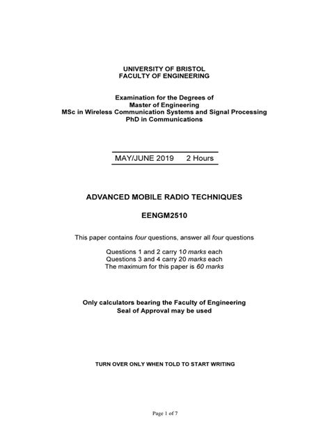 Past Papers Pdf Mimo Orthogonal Frequency Division Multiplexing
