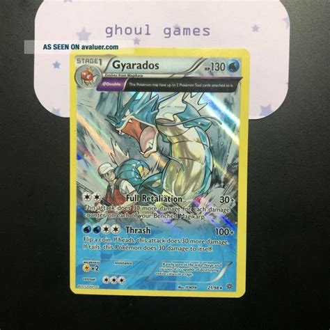 Gyarados 2198 Holo Rare Xy Ancient Origins Pokemon Tcg Full Art Nm