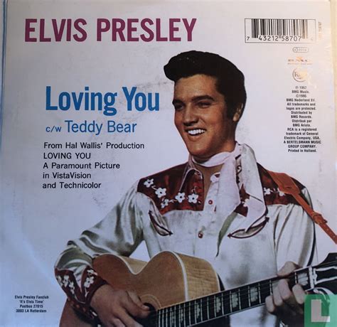 Teddy Bear Single 74321 258707 1995 Presley Elvis Lastdodo