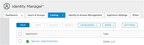 Configure Splunk To Use Vmware Identity Manager As A Saml Idp