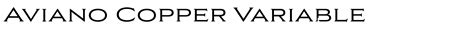 Aviano Copper Variable Font Webfont And Desktop Myfonts