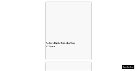 Shopify Codesandbox