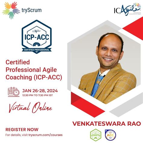 Venkateswara Rao E On Linkedin The Icagile Agile Coaching Program Icp Acc Affirms