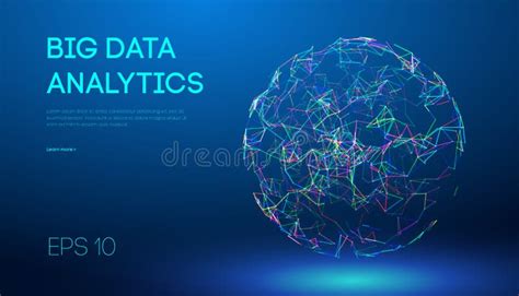 Artificial Intelligence Analytics Data Technology Science Concept Network Analysis Sphere