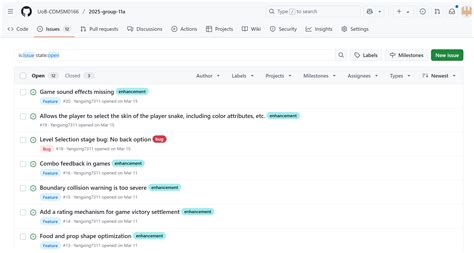 GitHub UoB COMSM Group A