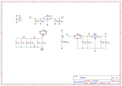 Stm32f103最小原理图 嘉立创eda开源硬件平台