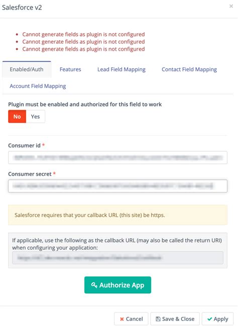 Salesforce Plugin Setup — Acquia Docs