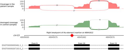 Sashimi Plot Garrido‐martín Et Al 2018 Of An Exon Skipping Event