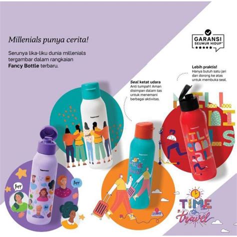Jual Tupperware Fancy Bottle 750ml 1pc Botol Minum Tupperware