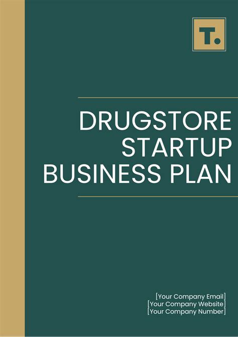 Free Drugstore Startup Business Plan Template To Edit Online