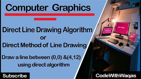 Direct Line Drawing Algorithm To Draw Line In Computer Graphics Youtube