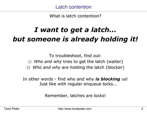 oracle latch and mutex contention troubleshooting ppt
