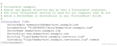 关于apache如何多个端口发布多个网站（新手教程）apache 多个网站 Csdn博客