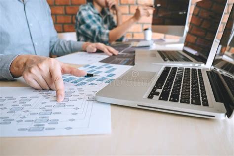 Team Of Professional Developer Programmer Cooperation Meeting And