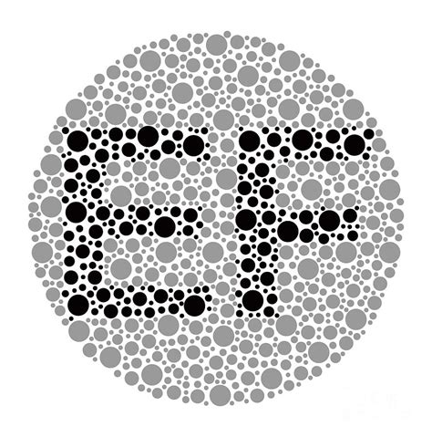Colour Blindness Test Chart Photograph By Chongqing Tumi Technology Ltd