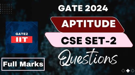 gate cs and it 2024 aptitude questions set 2 gate2024 gate iit