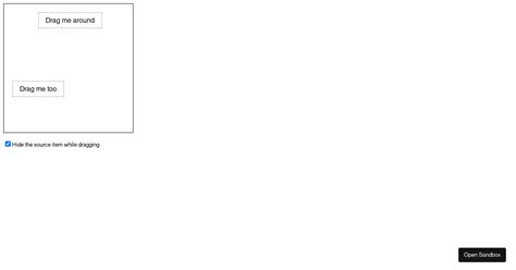 React Dnd Drag Base Animate Codesandbox