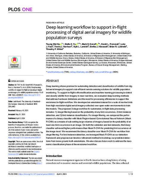 Pdf Deep Learning Workflow To Support In Flight Processing Of Digital Aerial Imagery For