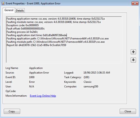 Net Visual C Command Line Compiler Has Stopped Working Cant Compile Anything Stack Overflow