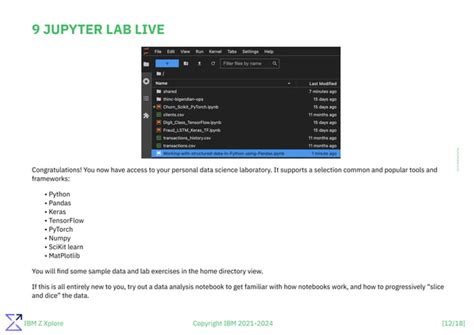 Machine Learning On Linux One Jupyter Notebook Ppt