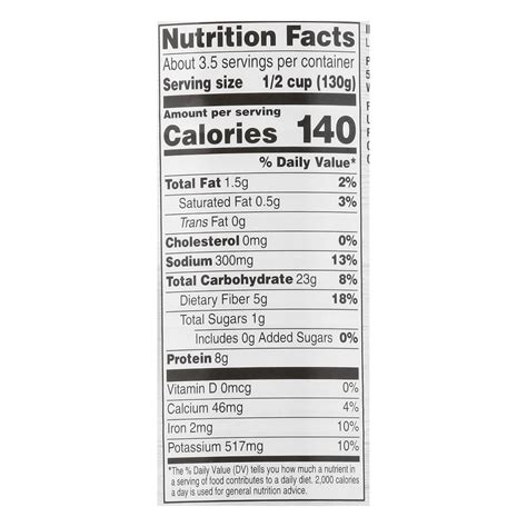 Refried Bean Cake Nutrition Facts At Edward Acosta Blog
