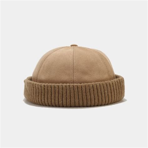 Pikadingnis New Unisex Docker Cap Skullcap Retro Sailor Cap Beanie Hats