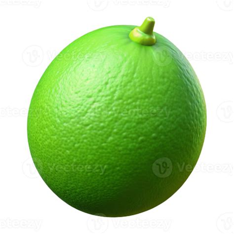 3d Render Of A Lime Fruit 53921666 Png