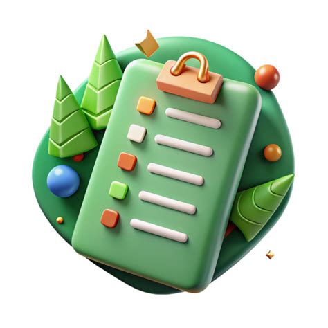 Beautiful Vintage Ecosystem Management Plan Cutout Green Checklist