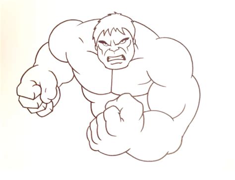 Incredible Hulk Pictures To Draw