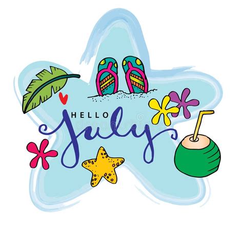 July Summers Clip Art