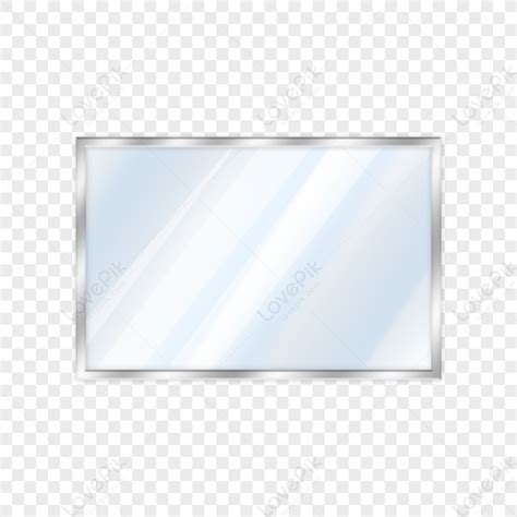 빈 거울 직사각형 금속 프레임 일러스트 투명 유리 요소우주바닥 Png 일러스트 무료 다운로드 Lovepik