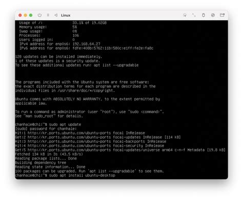 M Mac Ubuntu Arm Gui The World As I See It