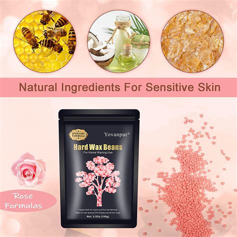 Yovanpur Hard Wax Beads 300g105oz For Hair Removal Painless