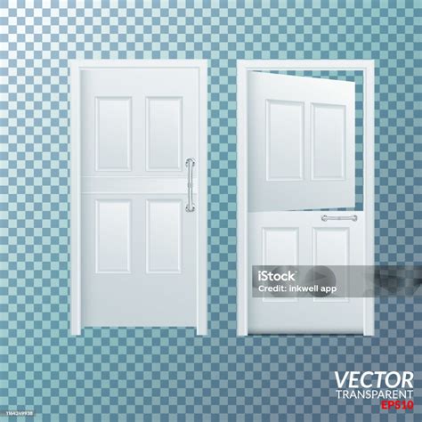 플라스틱 문 벡터입니다 슬라이딩 화이트 롤러 셔터 개폐 에너지 절약 Pvc 프로파일 투명 배경 그림에서 격리 0명에 대한 스톡 벡터 아트 및 기타 이미지 Istock