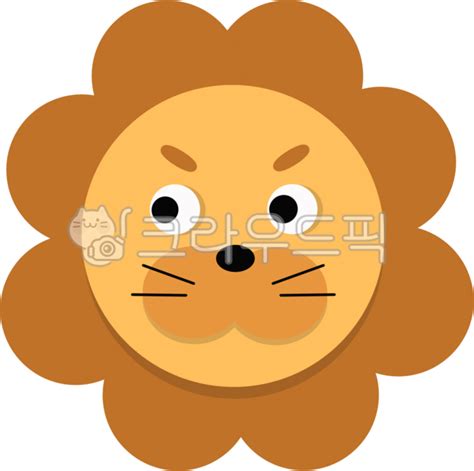 사자얼굴 사자 아기사자 사자일러스트 귀여운사자캐릭터 사진 이미지 일러스트 캘리그라피 Ejk작가