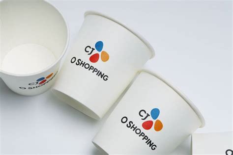 해피팩 종이컵 인쇄 65온스 자판기 종이컵에 4도 로고 인쇄 제작한 Cj 오쇼핑 Facebook