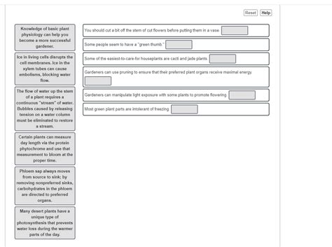 Solved The Statements On The Left Are Scientific Assertions The