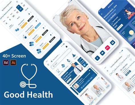 Good Health UX UI Case Study Behance