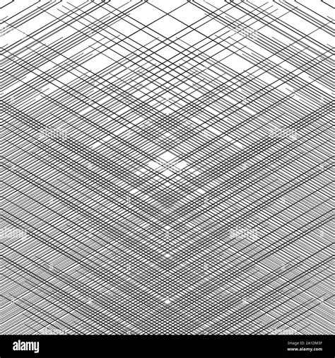 Grid Mesh Pattern Texture With Dynamic Irregular Lines Intersecting