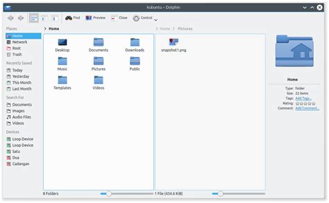How To Use KDE File Manager Dolphin