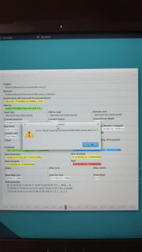 Hddsuperclone Read Capacity Command Failed With Sense Data 2 4 1 Error
