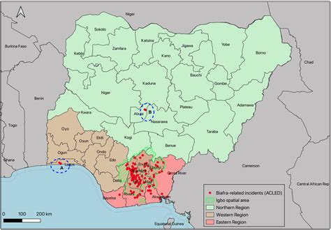 Biafra Related Conflicts Across Nigerian States 1997 2021 Download
