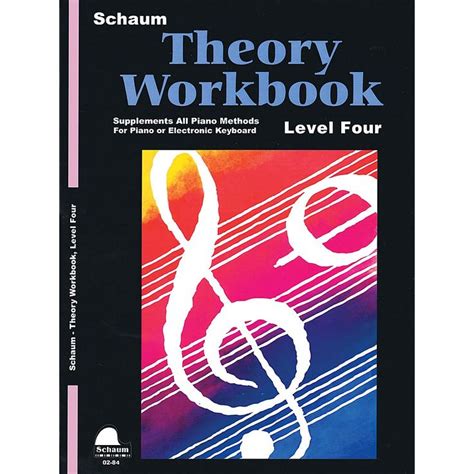 Schaum Theory Workbook Level 4 Educational Piano Book By Wesley