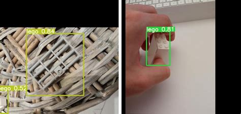 Sample Lego Brick Detection Results Done By Yolov5 Small Model Trained