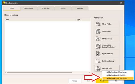 Sharepoint Backup Microsoft 365 Mit Iperius