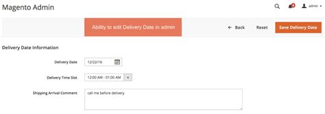 Bsscommerce Order Delivery Date Extension For Magento 2 Firebear
